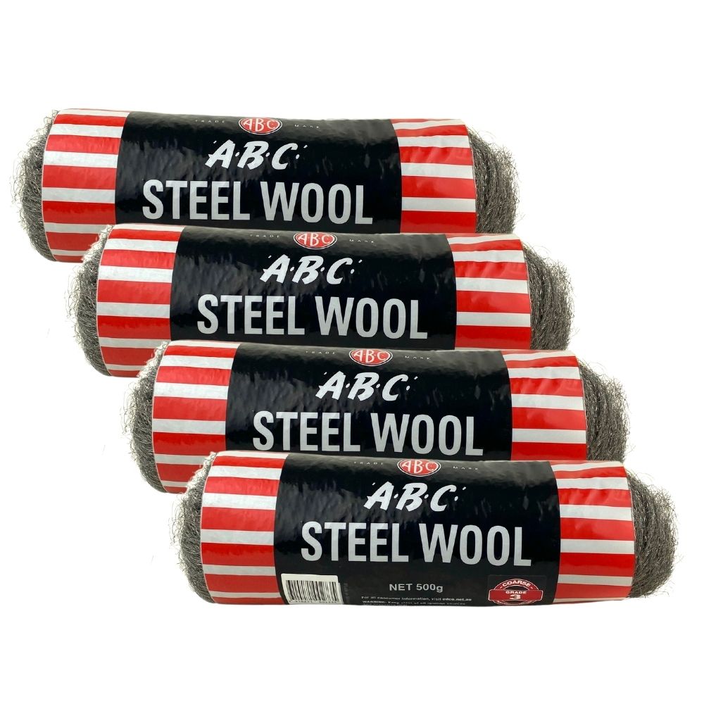 ABC Steel Wool BULK 4x 500g Hanks ANY GRADE – Restorers Choice