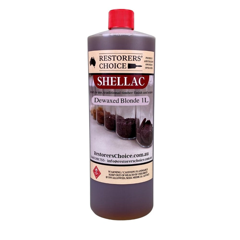 Dewaxed Shellac Ready to Use French Polish 1 litre – Restorers Choice