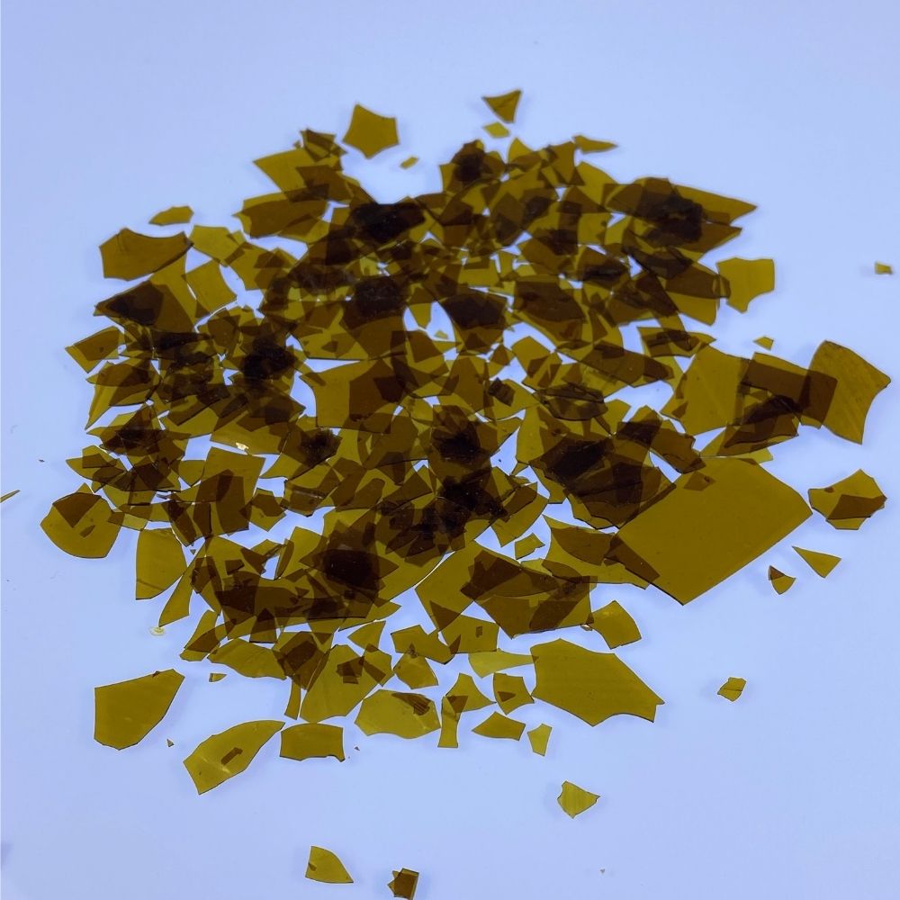 Dark Lemon Shellac Flakes dewaxed – French Polish – Restorers Choice