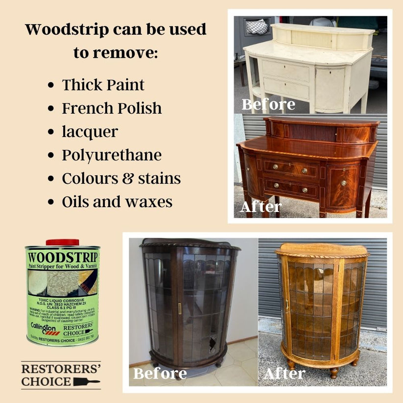 WoodStrip Paint Stripper – Callington Haven 1L 4L 20L – Restorers Choice